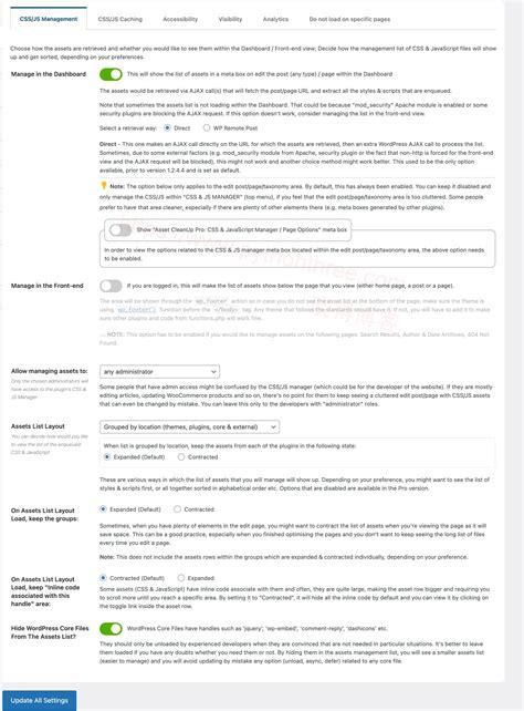 2025 Asset Cleanup Pro插件使用wordpress性能优化插件教程 晓得博客 Wordpress插件