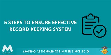 5 Steps To Ensure Effective Record Keeping System