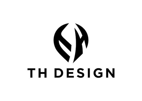 Premium Vector Th Logo Design Vector Illustration