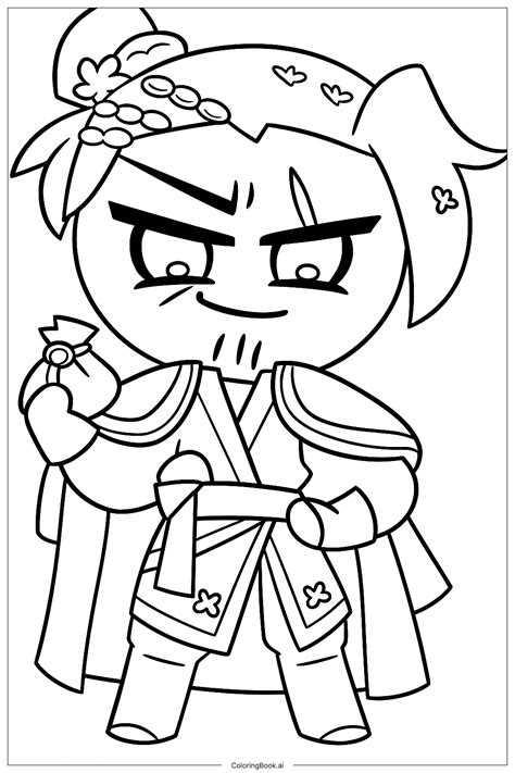 캐러밴 리더 쿠키 색칠하기 페이지 무료 Pdfandpng 인쇄 가능