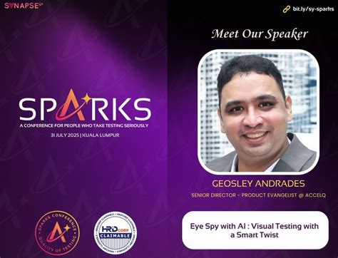 Synapseqa Sparksbysynapse Aiintesting Visualtesting Synapse Qa Learn Share Grow