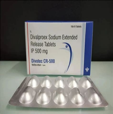 Divalproex Sodium Extended Release Tablets At ₹ 250box Divalproex Divalproex Sodium Extended Release Tablets At ₹ 250box Divalproex