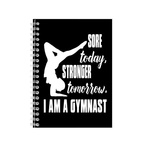 Gymnast Notebook T Idea Writing Book Notepad Pad 66 Shop Today Get It Tomorrow