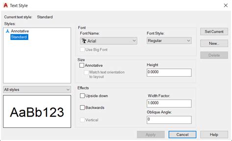 AutoCAD Text Styles Micrographics AutoCAD Text Styles Micrographics