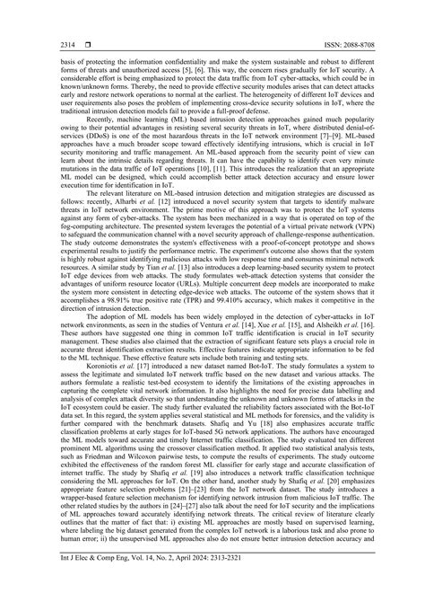 An Efficient Security Framework For Intrusion Detection And Prevention In Internet Of Things