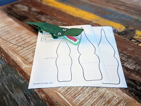 Diy Krokodil Zum Basteln Im Kindergarten Vnjqn