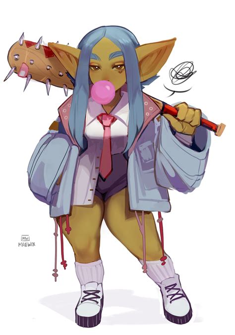 Rule 34 1girls Absurd Res Baseball Bat Blowing Bubblegum Blue Eyebrows Blue Hair Brown Eyes