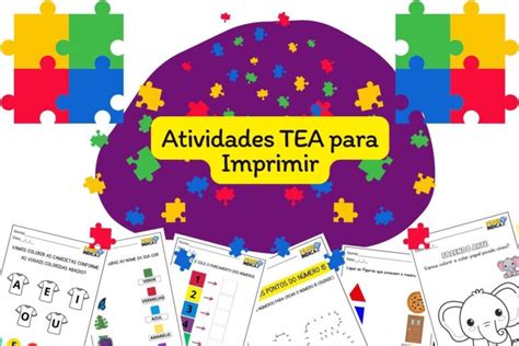 22 Atividades Tea Para Imprimir