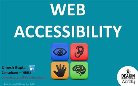 PPT Web Accessibility PowerPoint Presentation Free Download ID