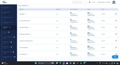 Vaishnavi Saudagar On Linkedin Assignment Loops Nxtwave Ccbp