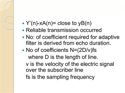 Application Of Adaptive Linear Equalizer Ppt
