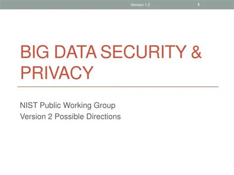 PPT Big Data Security Privacy PowerPoint Presentation Free Download ID 5783150
