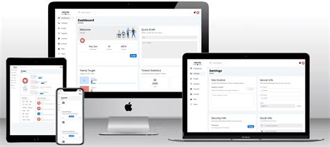 Responsive Dashboard Template مستقل