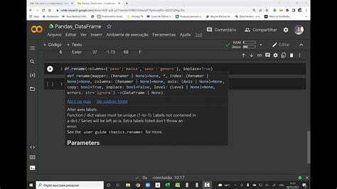 Como Renomear Colunas Em Um Dataframe Pandas Youtube