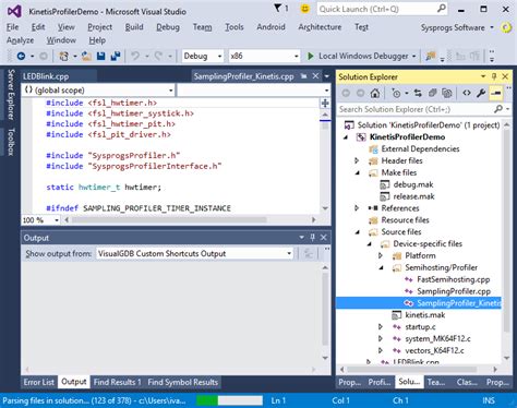 Adding Support For More Platforms To The Embedded Profiler Visualgdb Tutorials