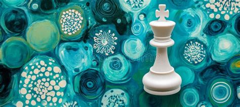 Geometric Chessboard Background Featuring Strategic Chess Pieces Stock