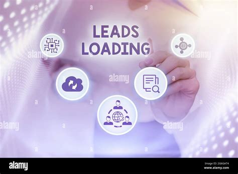 Text Caption Presenting Leads Loading Business Concept Initiating Customer Regards With The