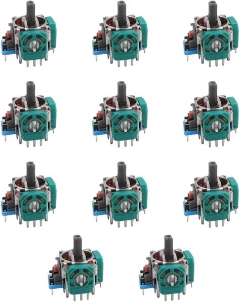 10pcs Analog Stick Joystick Controller Replacement Part Compatible For Ps4