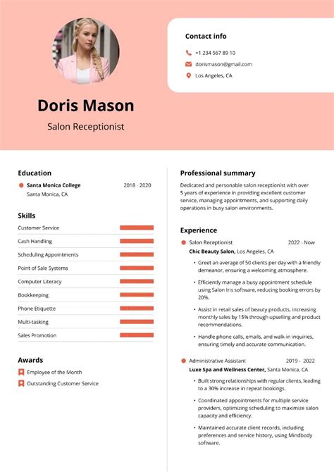 CV For Part Time Job 8 Examples And Templates