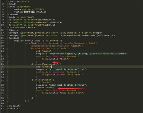Angularjs的ui Router总结angular Ui Routerjs Csdn博客