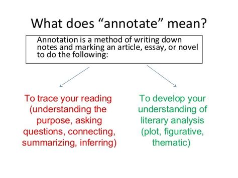 What Does Annotated Essay Mean