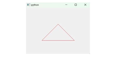 How To Draw A Triangle In Python