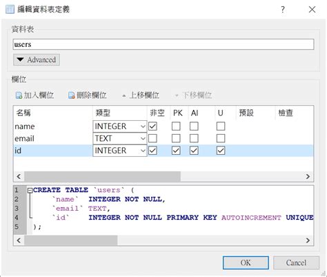 小狐狸事務所 Python 學習筆記 DB Browser for SQLite