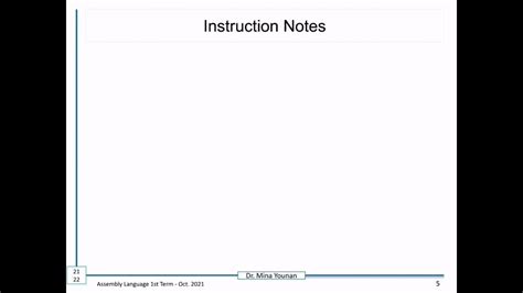 Assembly Lec09p1 Array And Nested Loop Youtube