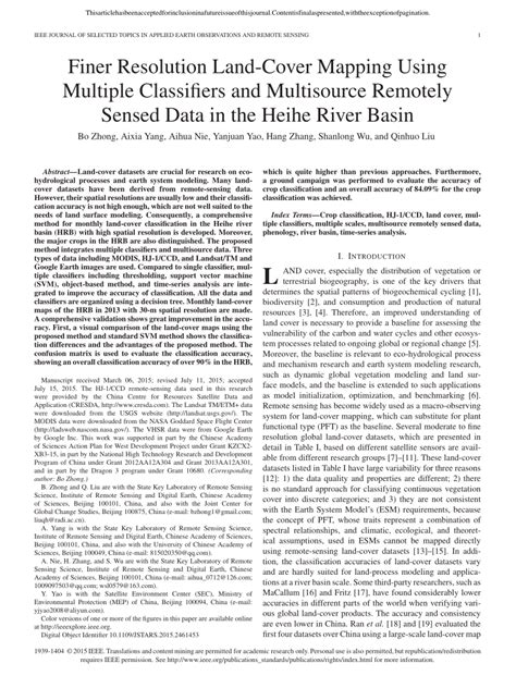 Pdf Finer Resolution Land Cover Mapping Using Multiple Classifiers And Multisource Remotely