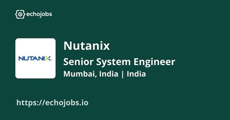 Nutanix Is Hiring Senior System Engineer Mumbai India India Rjoblead