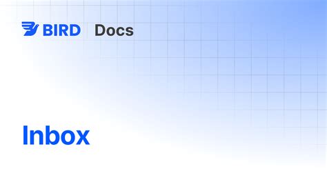 Inbox Bird Docs