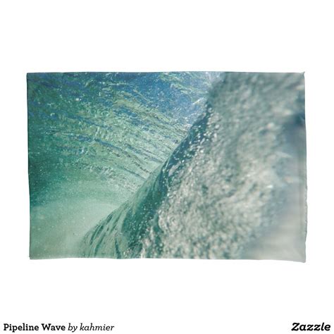 Pipeline Wave Pillowcase Custom Pillow Cases Pillowcases And Shams