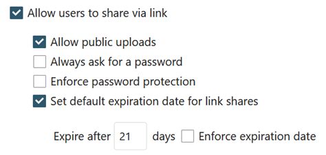 Cannot Share Via Link If Expiration Date Is Predefined · Issue 24433 · Nextcloudserver · Github