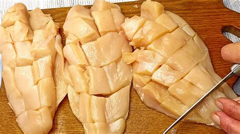 Быстрый и вкусный ужин из куриной грудки. Рецепт сочной куриной грудки ...