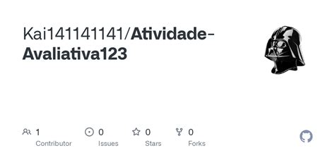 Github Kai Atividade Avaliativa