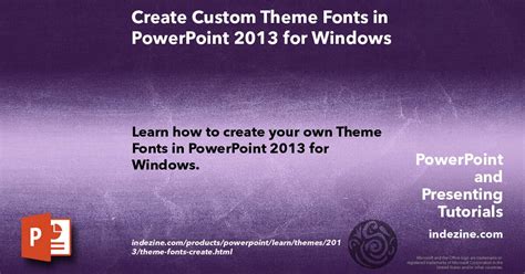 Create Custom Theme Fonts In PowerPoint For Windows