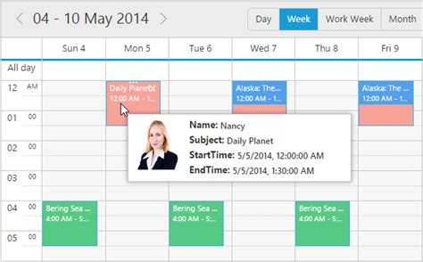 Scheduler Control For Php Event Calendar Syncfusion