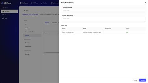 Rest Services Apipark Docs