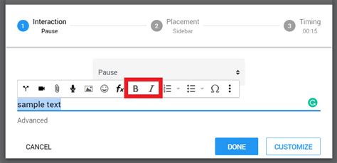 using rich text editor with playposit interactions playposit knowledge