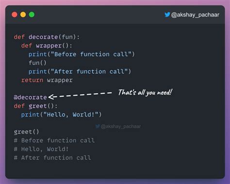 Decorators Are One Of The Most Powerful Feature Of Python 🔥 However Understanding Them Can Be