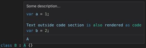 Render Of Code Section In Documentation Comment Is Not Closed · Issue 3055 · Dotnetvscode