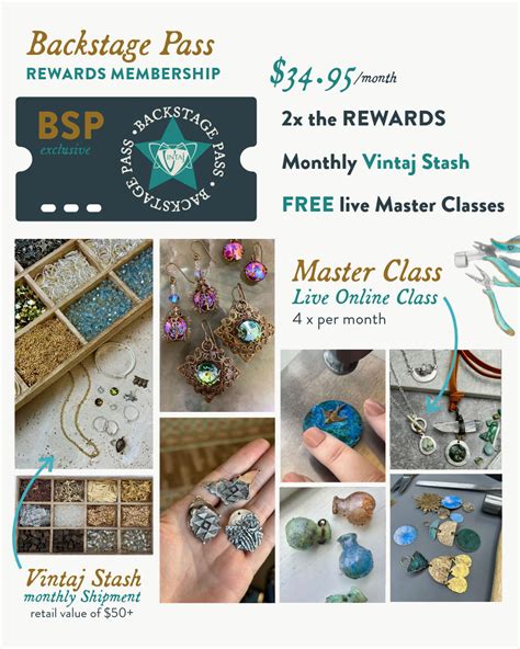 Buy Backstage Pass Membership At Vintaj