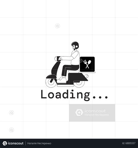 Deliver On Moped Loader Animation By Наталія Нестеренко Lottiefiles