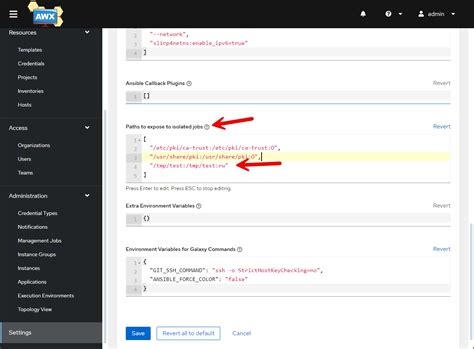 Add Persistent Storage To EE In AWX Ansible Tower