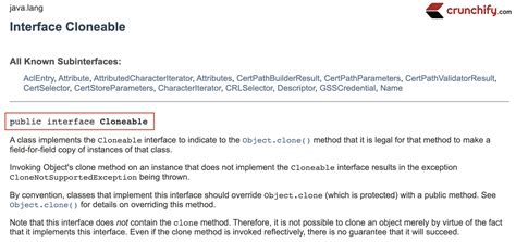 How To Avoid Exception In Thread Main Java Lang CloneNotSupportedException Crunchify