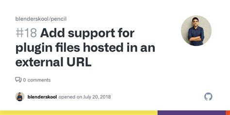 Add Support For Plugin Files Hosted In An External Issue Blenderskool Pencil GitHub