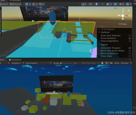Unity学习49：寻路网格链接 Offmeshlinks 以及传送门效果unity Offmeshlink Csdn博客