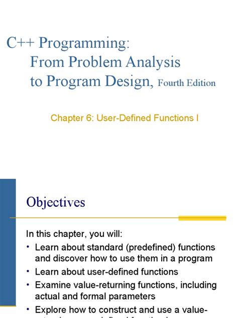 Ppt Ch06 Pdf Parameter Computer Programming Subroutine