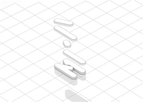 Experimental 3d Modular Font On Behance