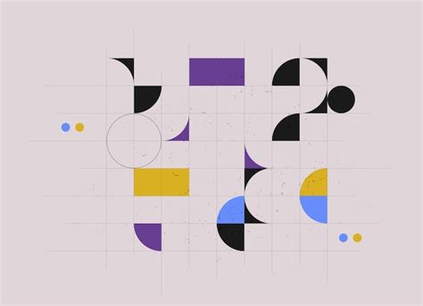 Premium Vector Flat Vector Minimal Geometric Background Dynamic